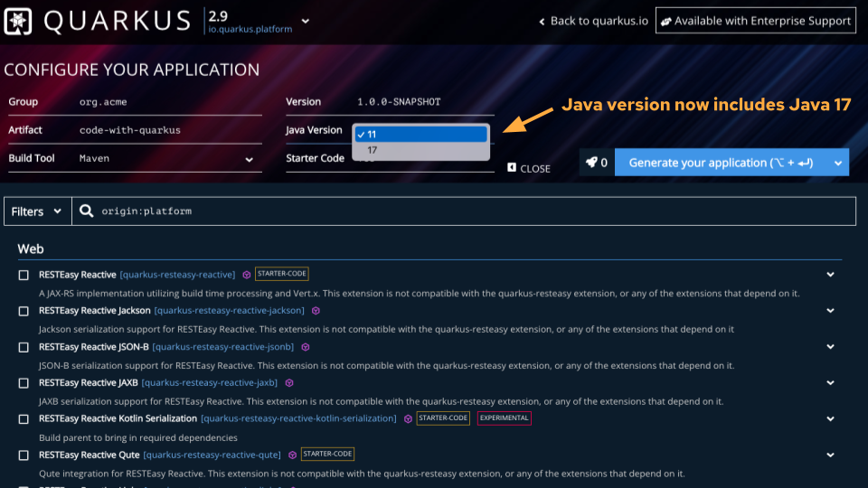 Whats New In Version 27 Of The Red Hat Build Of Quarkus Red Hat Developer